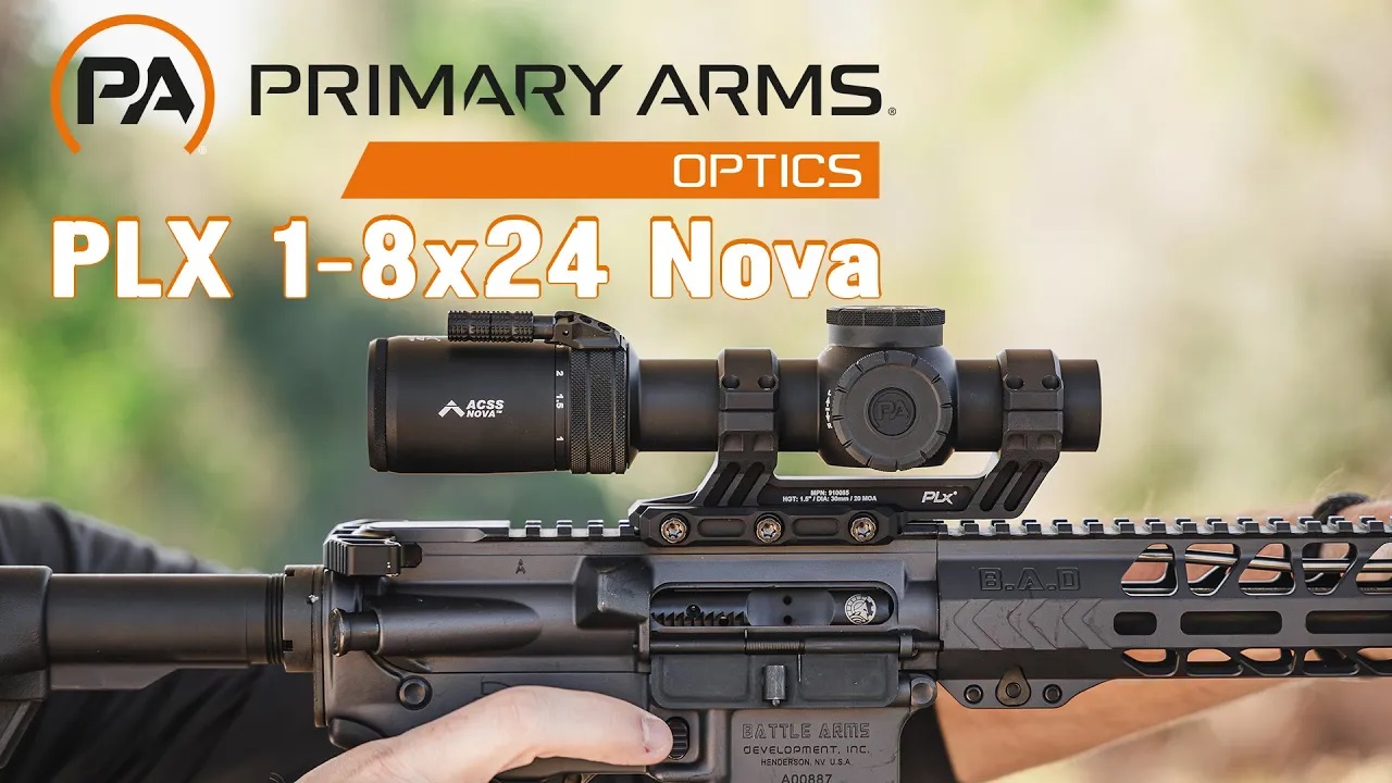 New Compact PLxC 1-8x24 SFP riflescope with ACSS NOVA | SPARTANAT