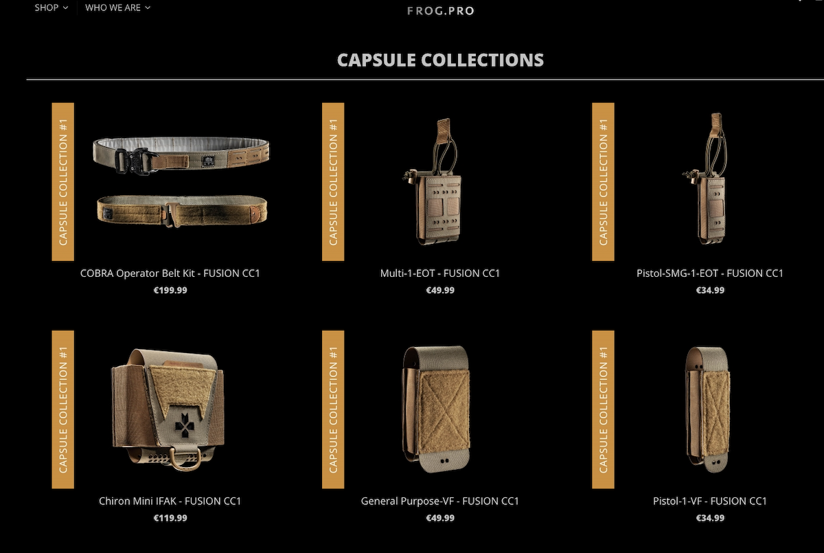 LAST MINUTE: FROG.PRO CAPSULE COLLECTION #1 - FUSION | SPARTANAT