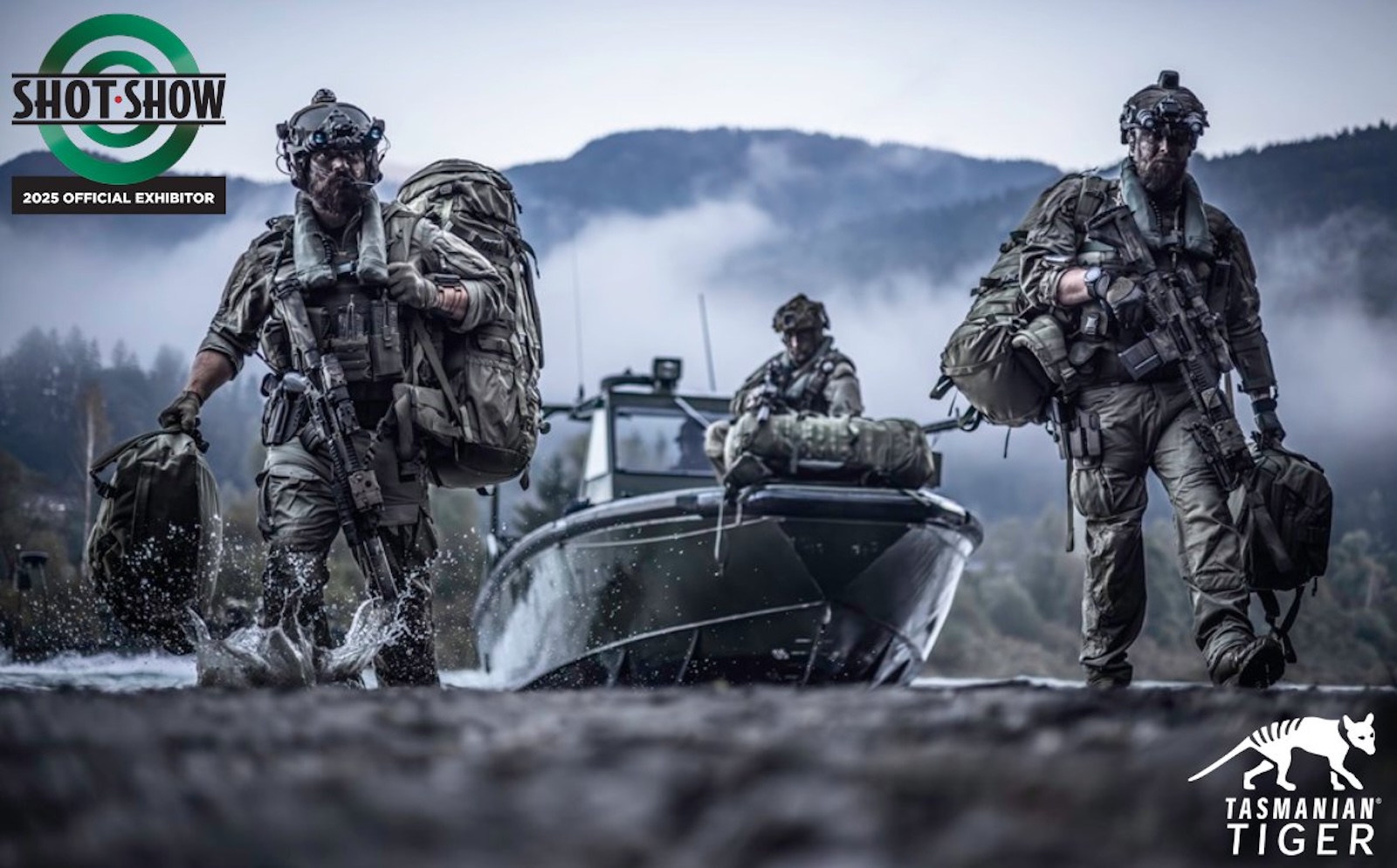 At the booth with TASMANIAN TIGER | SPARTANAT